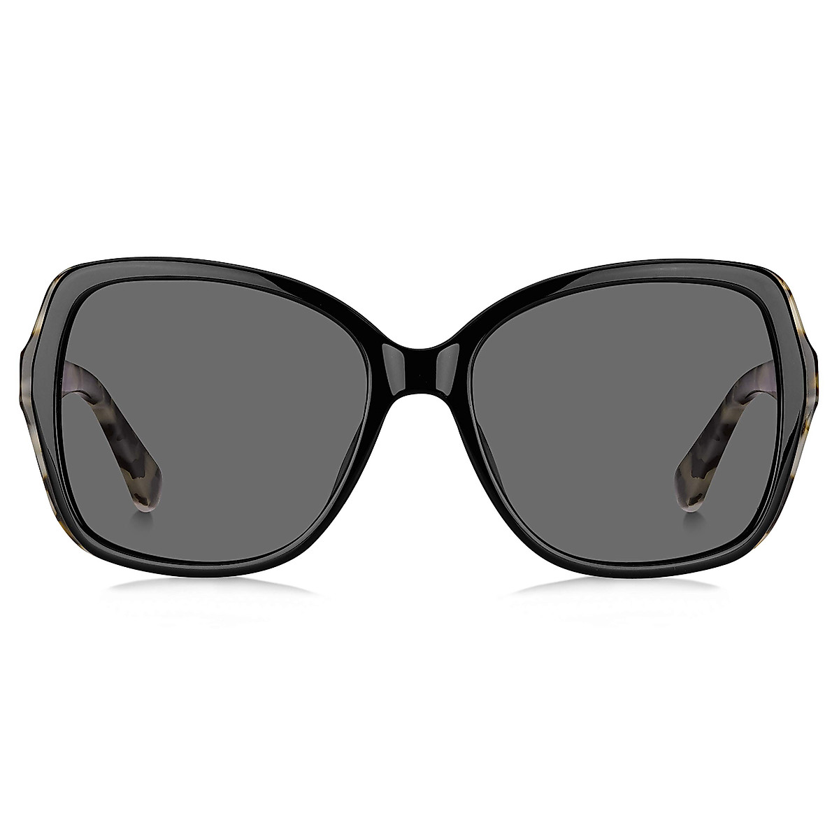 Kate Spade Sunglasses (Safilo Group) Women's Karalyn Polarized Square Sunglasses, Black Havana, 56 mm