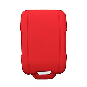 Rpkey Silicone Keyless Entry Remote Control Key Fob Cover Case protector Replacement Fit For Chevrolet Silverado 1500 2500 HD 3500 HD Colorado Tahoe Suburban Gmc Yukon Sierra 1500 Canyon M3N-32337100