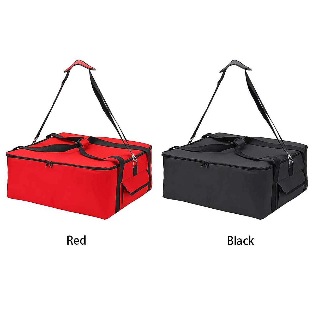 20inch Insulated Pizza Delivery Bag Reusable Food Delivery Bag Wear Oxford Cloth Lightweight Thermal Folding Pizza Delivery Bag