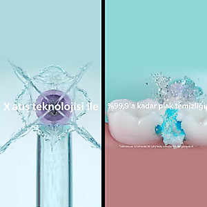 Philips Sonicare Quad Stream F3 Oral Irrigator Nozzle Twin Pack - Oral Water Flosser use with Philips Sonicare Cordless Power Flosser (Model HX3062/00) Purple