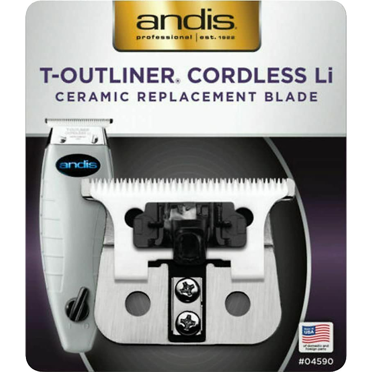 Andis T-Outliner Cordless Li Ceramic Replacement Blade #04590