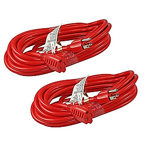 Conntek 2-20241-100 15 Amp Outdoor Extension Cord (2 Pack), 100'