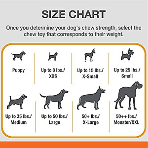 Nylabone Strong MAX Chew Cone Stuffable Chew Toy for Dogs MAX Cone Beef Medium/Wolf (1 Count)