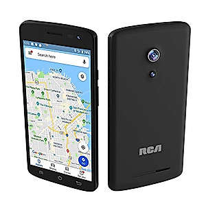 RCA Q2 Android 9.0 Pie, 5.0" HD, 4G LTE, 16GB, 8MP 5MP Dual Camera, Dual Sim, Unlocked Smartphone (Black)