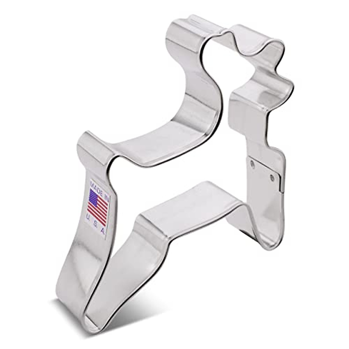 Reindeer/Deer Cookie Cutter 3.5" Made in USA by Ann Clark