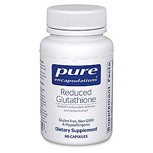 Pure Encapsulations Reduced Glutathione | Hypoallergenic Antioxidant Supplement to Support Liver and Cell Health* | 60 Capsules