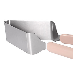 SCWBOEII 2pcs Stainless Steel Cake Slicer Cutter Cake Cutter Tongs for Birthday Party Wedding Pastries Pizza Divider