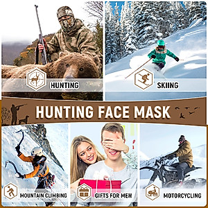 Balaclava Ski Mask Hunting Camo Face Masks Edge Camo for Men & Women (Next G2)