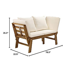 SEI Furniture Dolavon Outdoor Lounge Chair, White