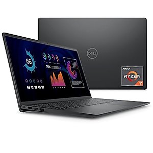 Dell Inspiron 15 3525 Laptop - 15.6" FHD Display for Business, AMD Ryzen 7 5700U(8-core, Beats i7-1265U) Processor, 64GB RAM, 2TB SSD, Long Battery Life, Wi-Fi, Bluetooth, HDMI, Windows 11 Home