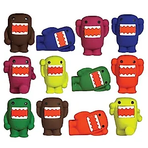Domo Toy Erasers Lot of 20 by NHK