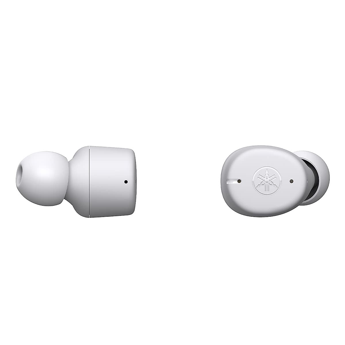 YAMAHA TW-E3C True Wireless Earbuds with Ambient Sound, Clear Voice Calling, & Gaming Mode (Gray), Small