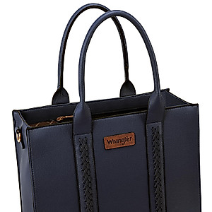 × Wrangler Tote Bag for Women Shoulder Purse Handbag with Zipper Crossbody Bag WG70-8317-BL