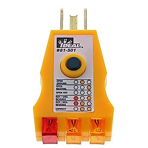 IDEAL INDUSTRIES INC. 61-501 Receptacle Tester with GFCI