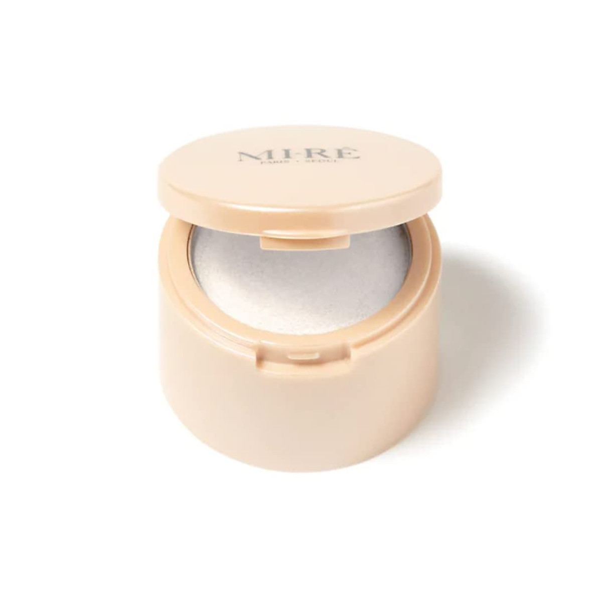 [MI-RÊ] Dual Blush-Lit | Coral Pink Loose Powder Blusher + White Pearl Highlighter 2 in 1 with Applicator