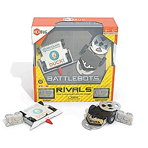 HEXBUG BattleBots Rivals 5.0 (Rotator and Duck!) Toys for Kids - Fun Battle Bot Hex Bugs - Remote Controlled Robot Toy - Batteries Included - Ages 8 and up
