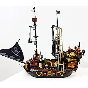 Pirates Ship Building Mini Blocks Set, Pirate Brick Toy Set, Not Compatible with Lego Sets for Boys 8-14, Gift for Kids & Adult Collections Enthusiasts (1328 Pieces)