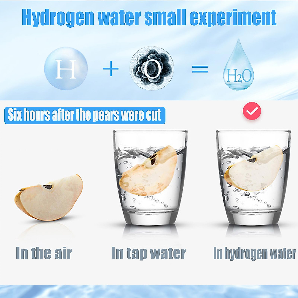 Portable Hydrogen Water Bottle Generator