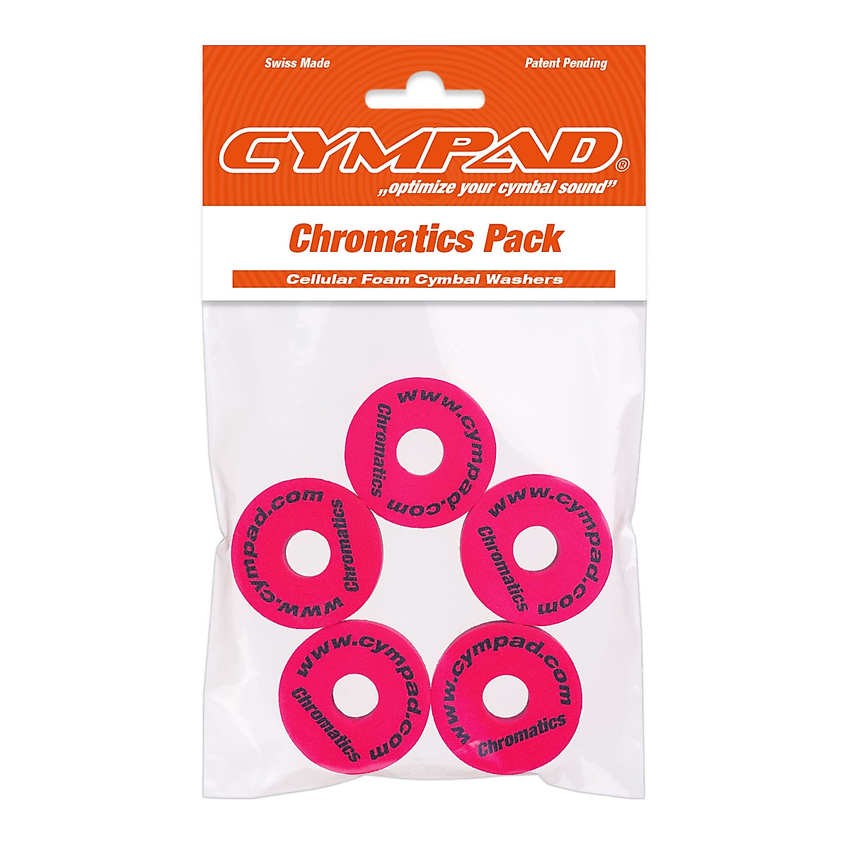 Cympad Chromatics Foam Cymbal Washer Set 40/15mm Red