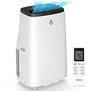 Garvee 14000 BTU Portable Air Conditioner, Built-in 3 in 1 AC Unit Dehumidifier & Fan Modes, Room Cooling Up to 750 sq. ft, Energy Efficient, 24Hrs Timer, Window Installation Kit, White
