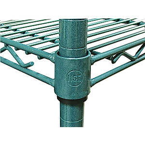 Regal Altair Green Epoxy Wire Shelf |Pack of 2 Shelves| for Storage in Humid Environments | Ideal for Restaurants, Stores, Businesses and Homes (Green Epoxy Wire Shelves, 24''W x 60''L)