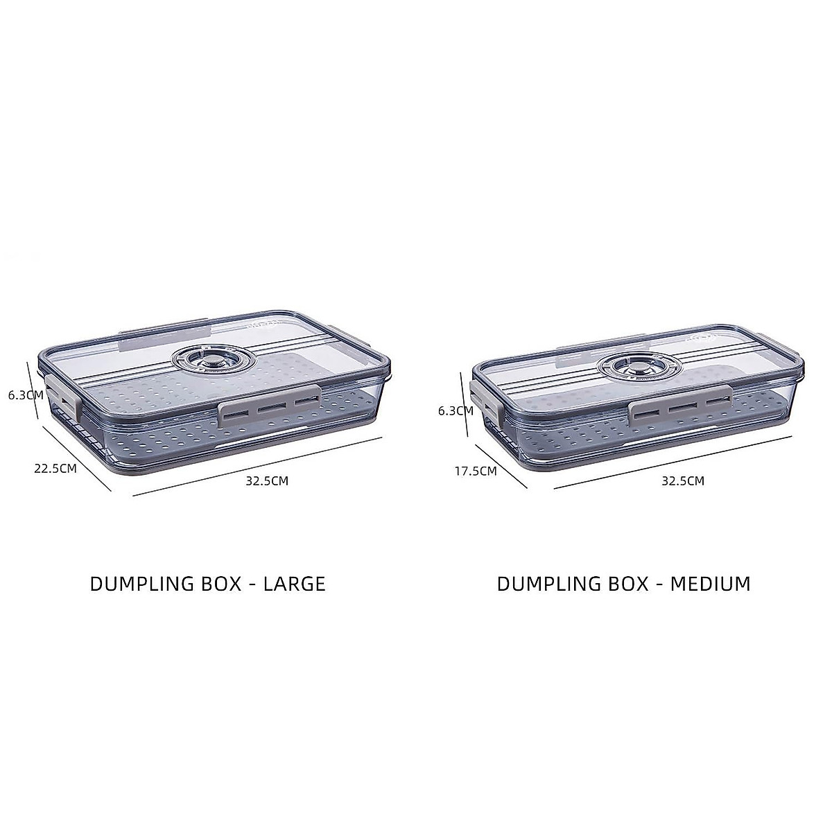 GHAZAL 8 Piece Fridge Organizer Set - Stackable Bins (Large & Small) with Egg Tray, Ghazal_fridge_containers2004-00