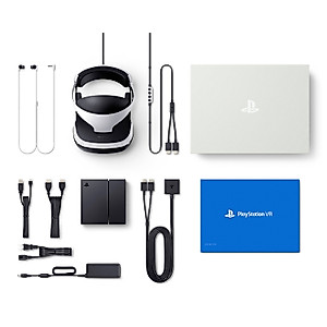 PlayStation VR Bundle 5 Items:VR Headset,Playstation Camera,Playstation Move Motion Controllers,PlayStation 4 Slim 500GB Console - Uncharted 4,VR Game Disc Resident Evil 7:Biohazard