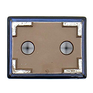Bonsai Pot Ceramic Rectangle Glazed (5.25", Namako-Yu)