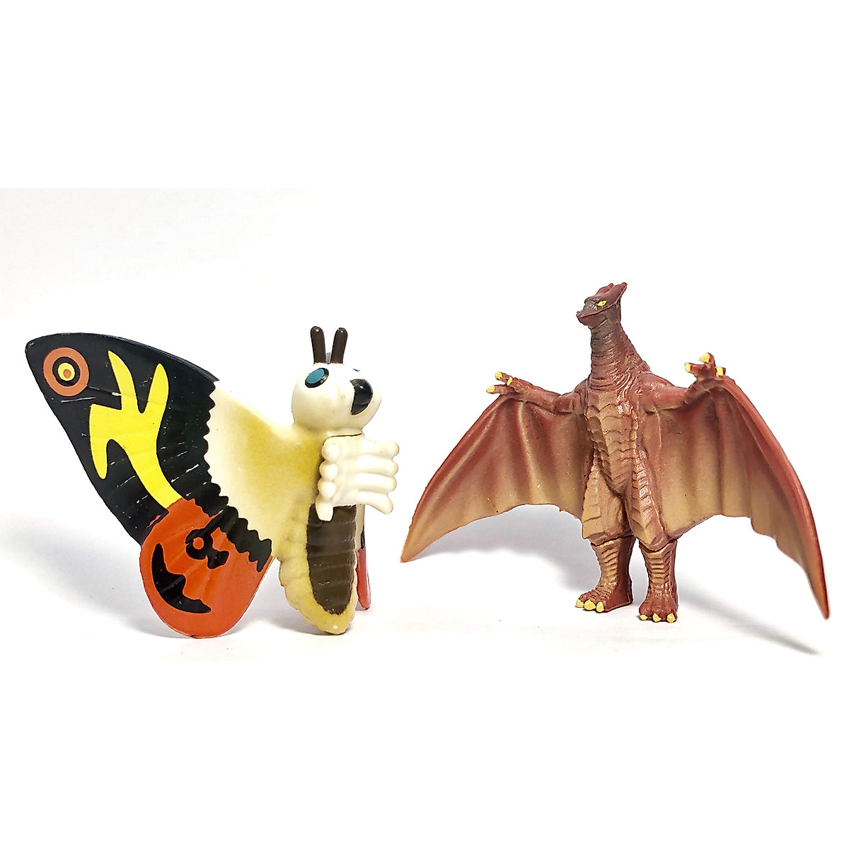 TwCare Set of 10 Godzilla Toys, Movable Joint Action Figures, King of The Monsters vs Kong Mini Dinosaur Mothra Imago Burning Heisei Mecha Ghidorah Playsets Kids Birthday Cake Toppers Pack