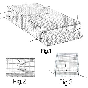 AMZTraps Large Dual Entrance Humane Snake Trap - Catches and Release All Kinds of Snakes - Reusable!