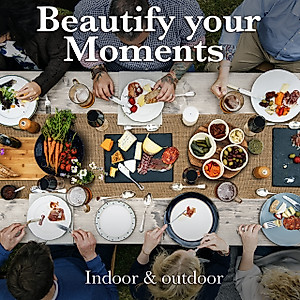 Burlap Table Runners, 12 x 108 Inch - 10 Pack Outdoor Table Runners, Rustic Burlap Table Runner, Thanksgiving Table Runners, Fall Table Runner, Jute Table Runner, Farmhouse Decor, Natural Color Edge