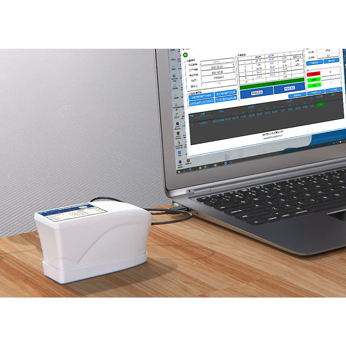 LS176B Colorimeter Colour Spectrophotometer with Pantone NCS RAL Color Cards Spectral Reflectance Curve
