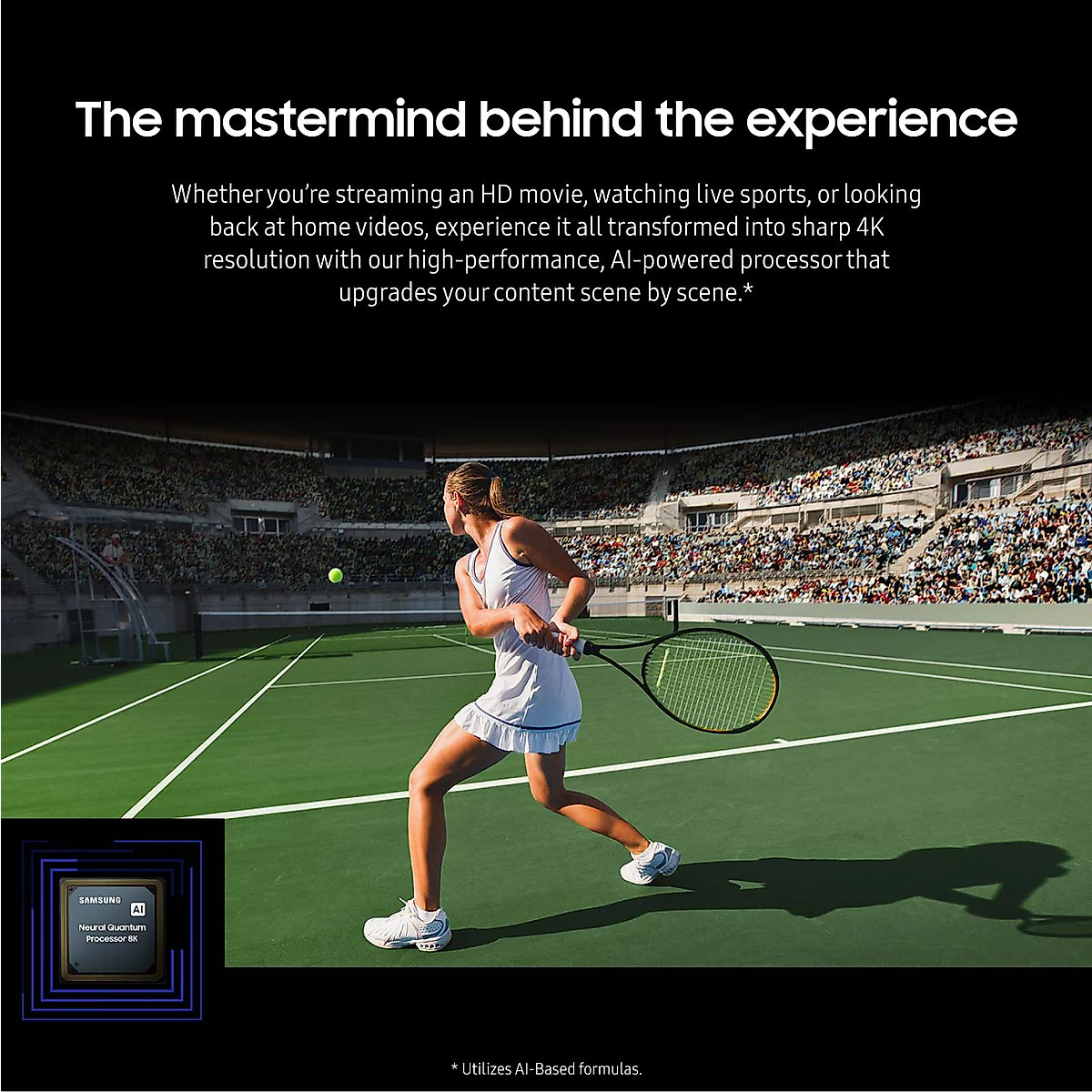 SAMSUNG QN85QN85CAFXZA 85 Inch 4K Neo QLED Smart TV with Dolby Atmos with an Additional 1 Year Coverage (2023)