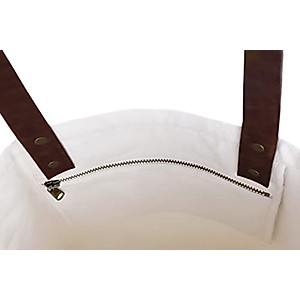 Rocky Mountain National Park, Trail Ridge Road and Hikers, Contour (Canvas Deluxe Tote Bag, Faux Leather Handles & Zip Pocket)