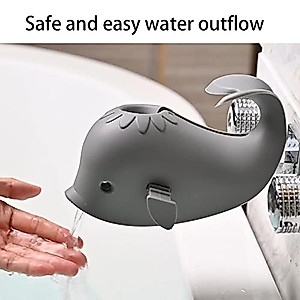 Faucet Cover Bathtub Baby Tub - Bath Spout Cover Baby Bathtub, Faucet Cover Baby Bathtub Silicone Whale for Kids, Toddler, Infant