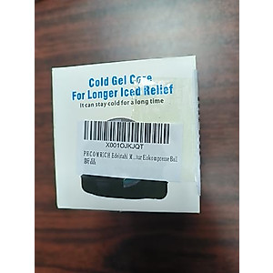 PHCOMRICH Stainless Steel Massage Ball Hand Held Ball Roller Massager Cold and Hot Compress Low Temperature Ice Compress Ball