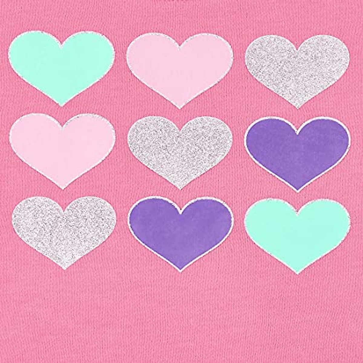 The Children's Place Baby Toddler Girl Long Sleeve Fleece Sweatshirt and Tie Dye Knit Leggings 2-Piece Set, in The Pink, 5T