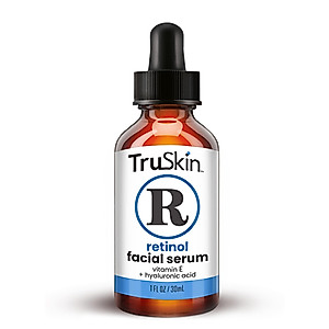 TruSkin Retinol Serum for Face – Gentle Anti-Aging Serum with Retinol, Hyaluronic Acid, and Vitamin E for A More Youthful Feel – Skin Care Made to Improve Fine Lines, Wrinkles, 1 fl oz