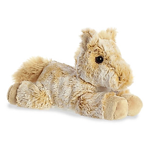 Aurora® Adorable Mini Flopsie™ Caramel Horse™ Stuffed Animal - Playful Ease - Timeless Companions - Brown 8 Inches