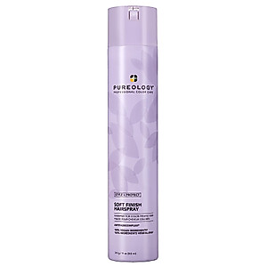 Pureology Style + Protect Soft Finish Hairspray | For Color-Treated Hair | Flexible Hold, Non-Drying Hairspray | Silicone Free | Vegan | Updated Packaging | 11 Oz.|