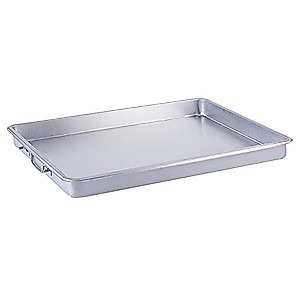 PROFESSIONAL W:19.69'' L: 27.56'' H: 3.15'' Commercial Stainless Steel Rectangular Large Hi-Side LOCK CLIPS Lasagna Baking Bakeware Roasting Cooking Sheet Tray Roaster Pan for Oven with lid and Handle