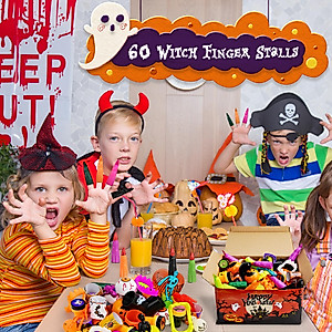 220Pcs Halloween Party Favors, 12 Pack Gloves Stuffed Toys Bulk, Non-Candy Halloween Prefilled Toys for Kids Trick or Treat, Halloween Gifts for Boys Girls School Classroom Prizes Party Supplies