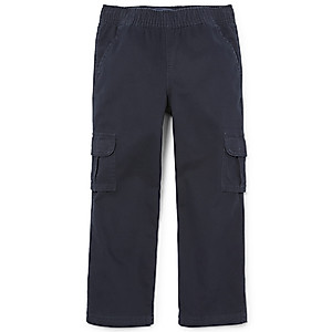 The Children's Place Boys Pull on Cargo Pants,New Navy Single,6