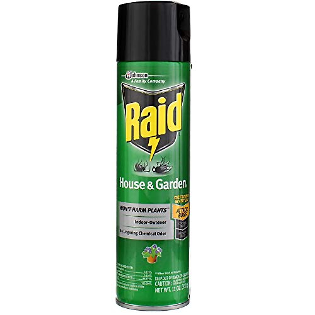 Raid House and Garden Aerosol, 11 OZ (Pack of 3)
