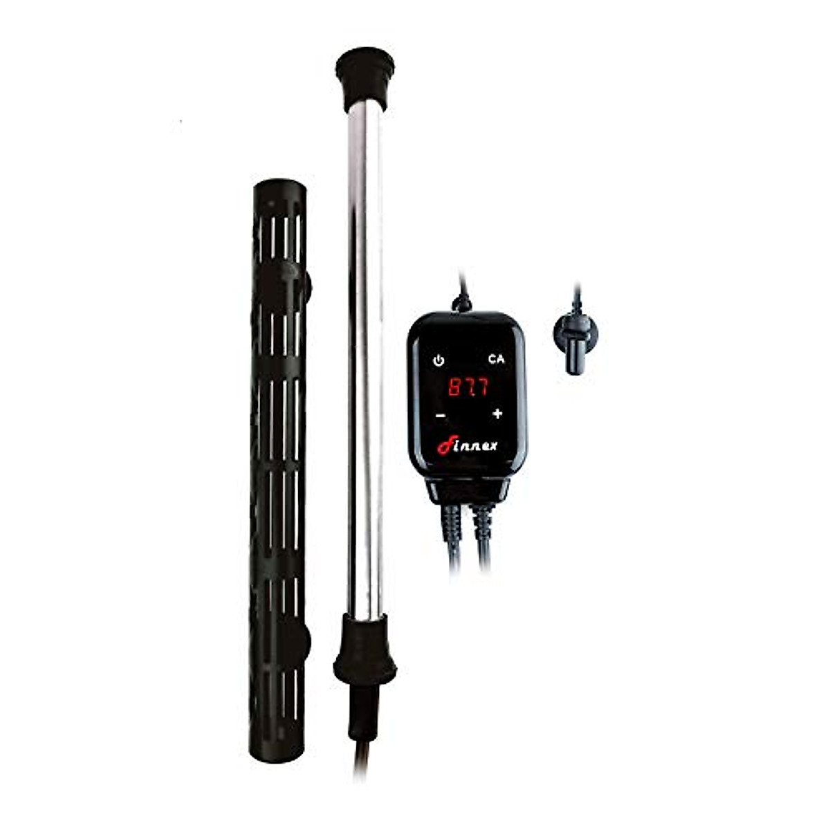 Finnex HMH 100 Watt Digital Titanium Aquarium Heater, Black (HMH-100S)