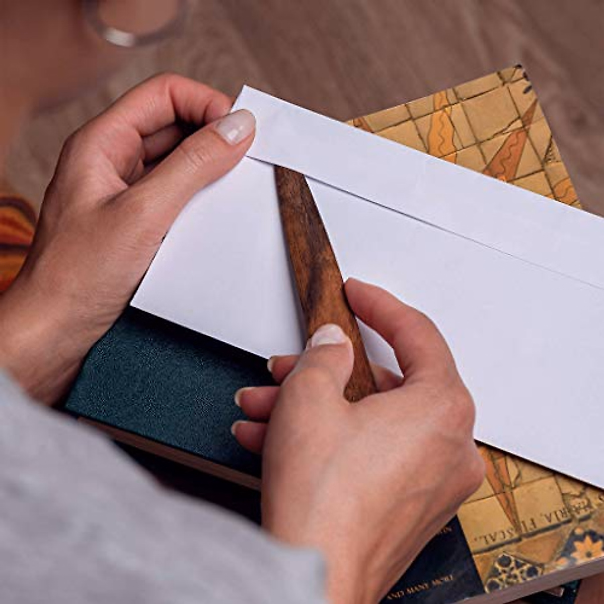 Useful Reading Accessories - Handmade Wooden Book Page Holder and 2 in 1 Letter Opener and Bookmark - Teacher Gift Ideas