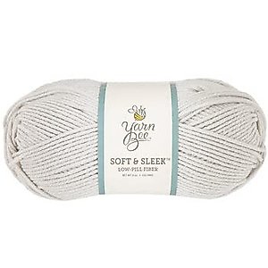 Yarn Bee #30 Light Gray Soft & Sleek 5 Oz