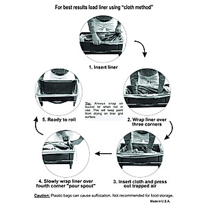 Quickn'Clean disposable paint bucket liners 30-Pack. Custom fits Purdy® Dual Roll Off paint bucket. EZ Tear Perforated Roll. DOES NOT FIT Wooster Wide Boy 5 Gallon Paint Bucket.