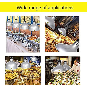 COTCLO Food Heat Lamp Convenient Adjustable Heat Lamp Restaurant or Home Food Service