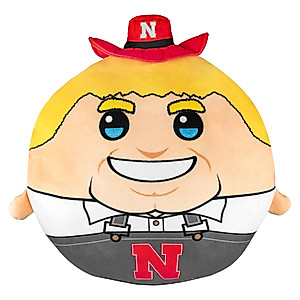 Bleacher Creatures Sleep Squad Nebraska Huskers Herbie 12" Mascot Kiri Cloud Pillow Plushie - Official Collegiate Plush
